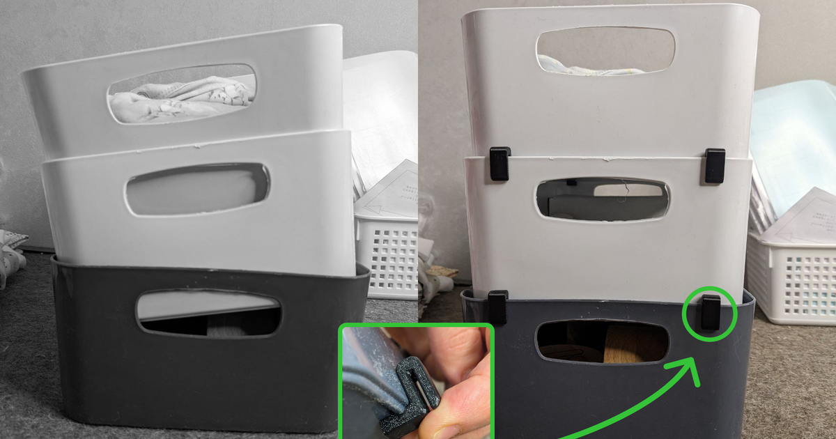 Stacking Clips For Ikea Variera by Danil Lavrentev | Download free STL ...