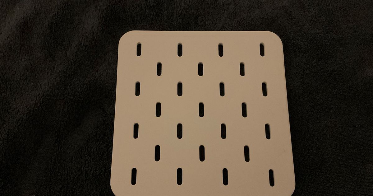 Mini pegboard - inspired by IKEA Skadis by MonsterSmurf | Download free ...