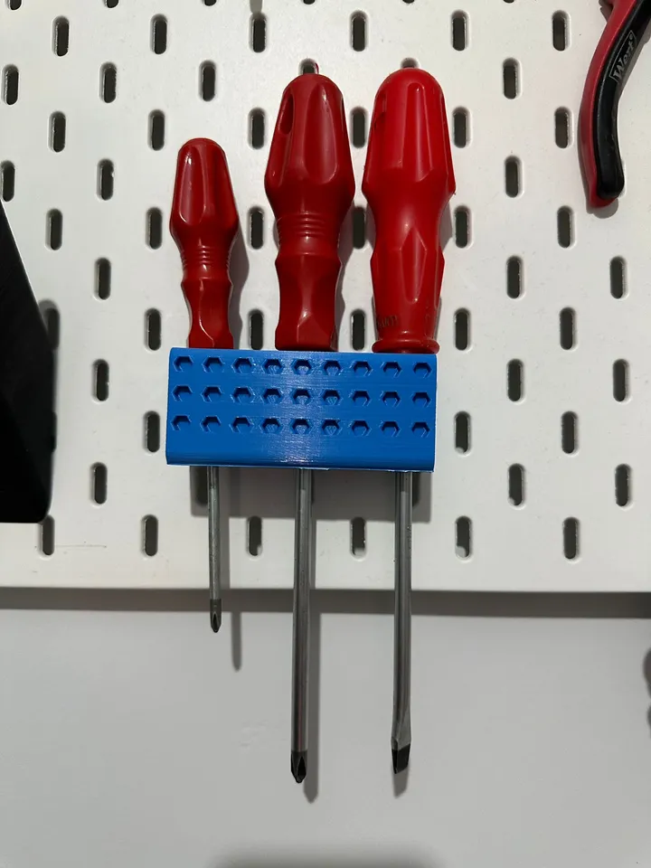 Ikea Skadis Screwdriver Holder by yusuf erdoğan | Download free STL model | Printables.com
