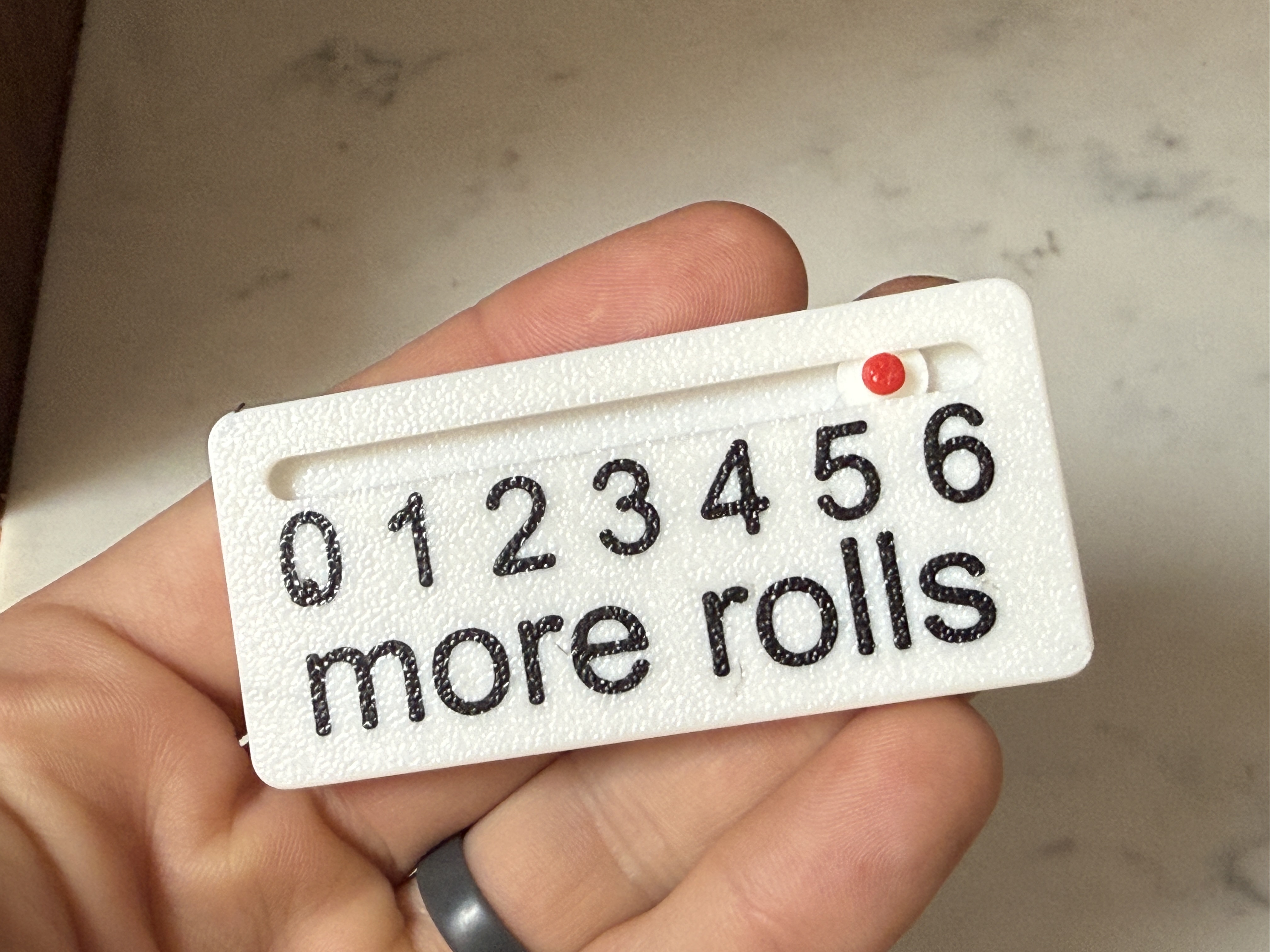 Filament Roll Counter Marker / Slider por maxelman | Descargar modelo ...