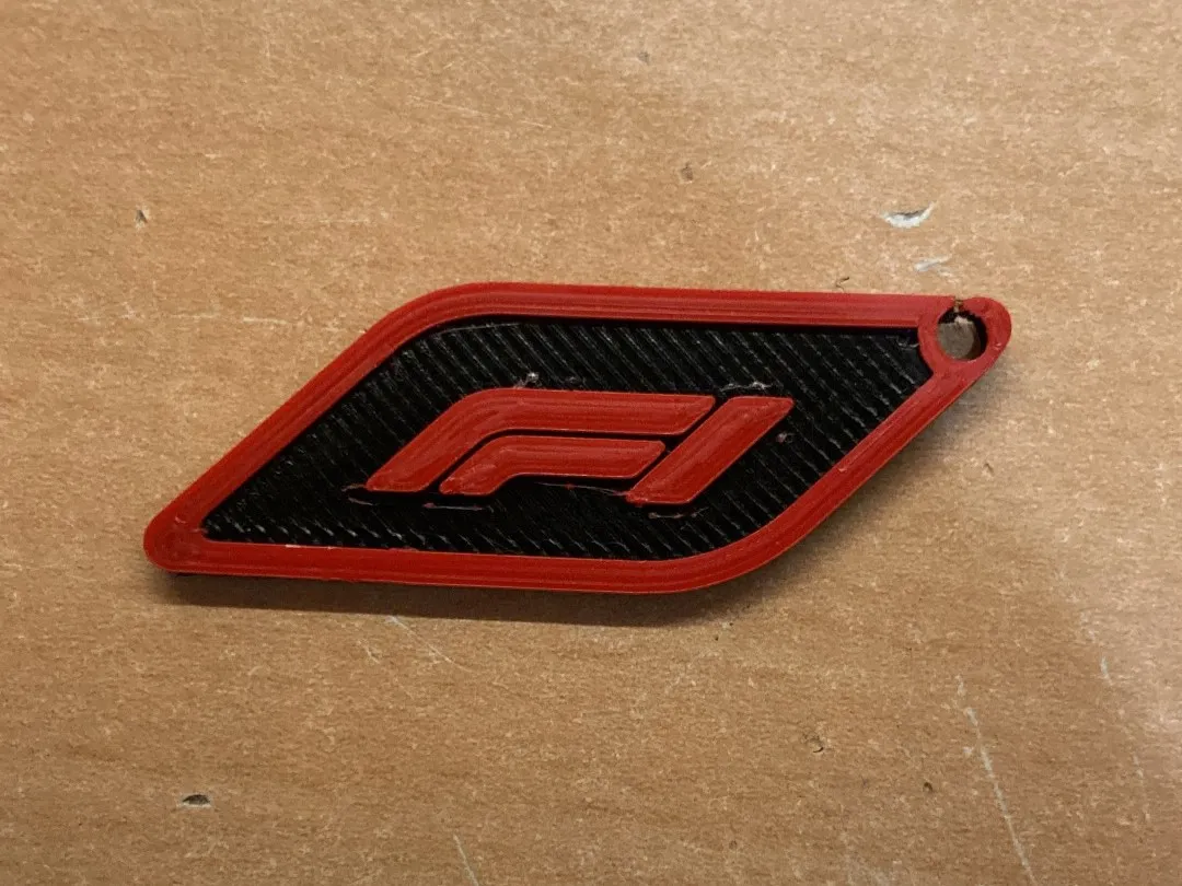 F1 Logo Keychain by Nike_w | Download free STL model | Printables.com