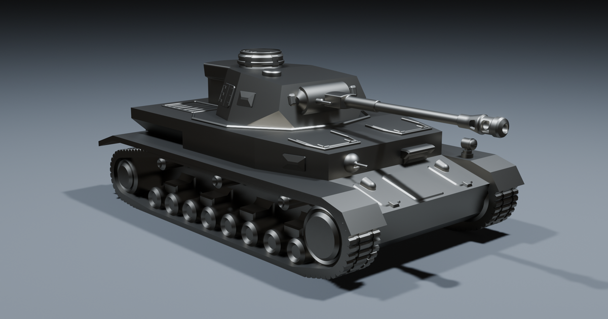 Panzer IV (G) | Detailed Version by T 3D | Download free STL model ...
