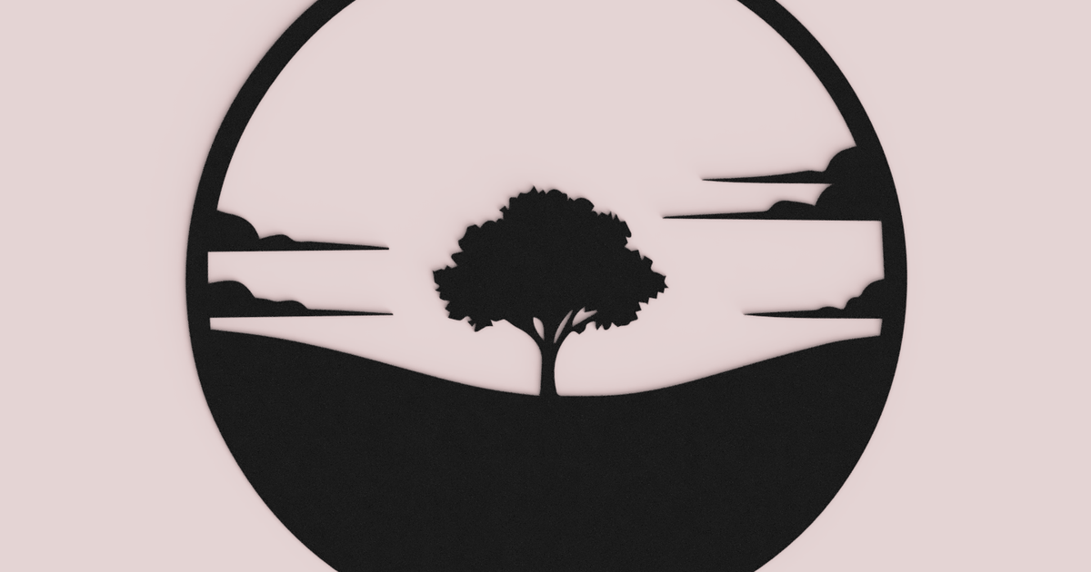 Lone tree wall decoration by Kovacs Tunde | Download free STL model ...