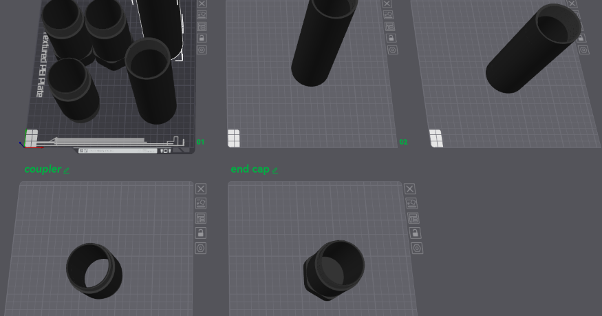 Longer threaded tube 784mm by pswayze | Download free STL model ...