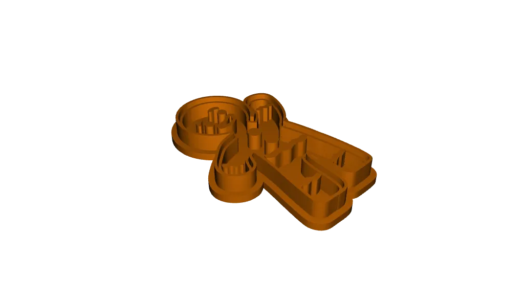 Cutter Cookie Jengi Duo by Gio3D | Download free STL model | Printables.com