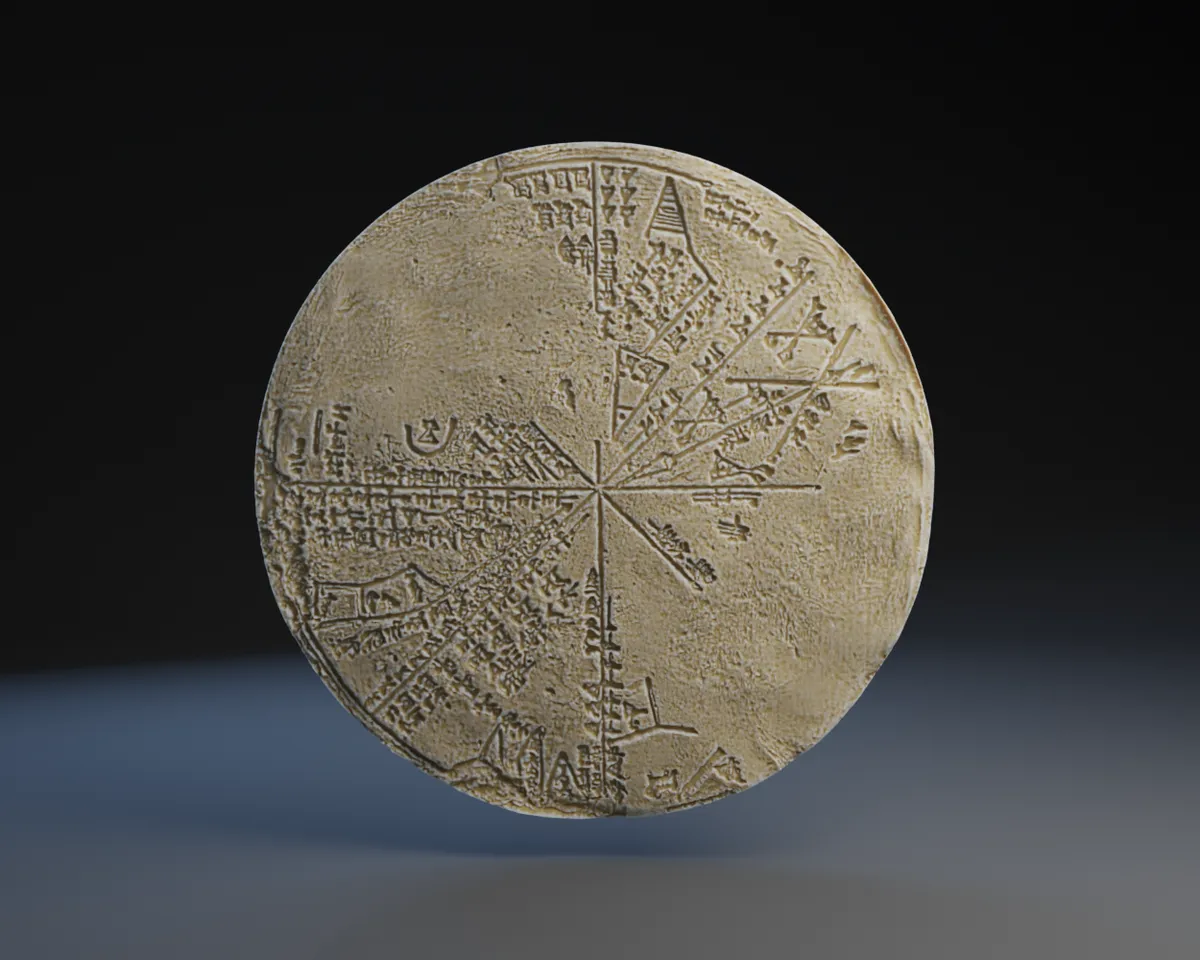 Sumerian Solar System Map