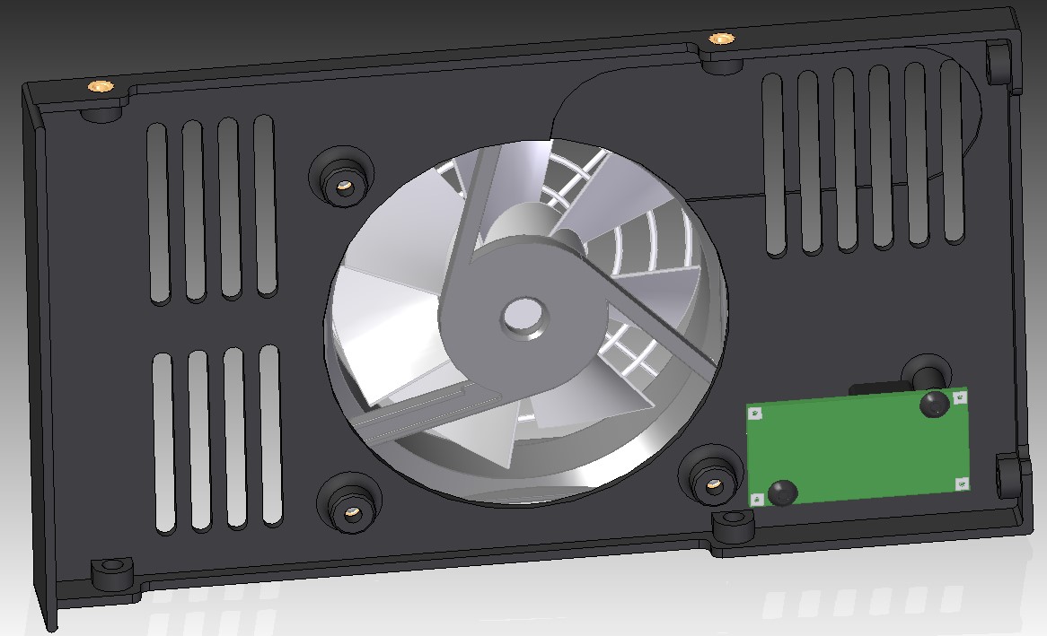 Ender 3 PSU cover for 80mm fan and DC-DC converter par Forsen3D ...