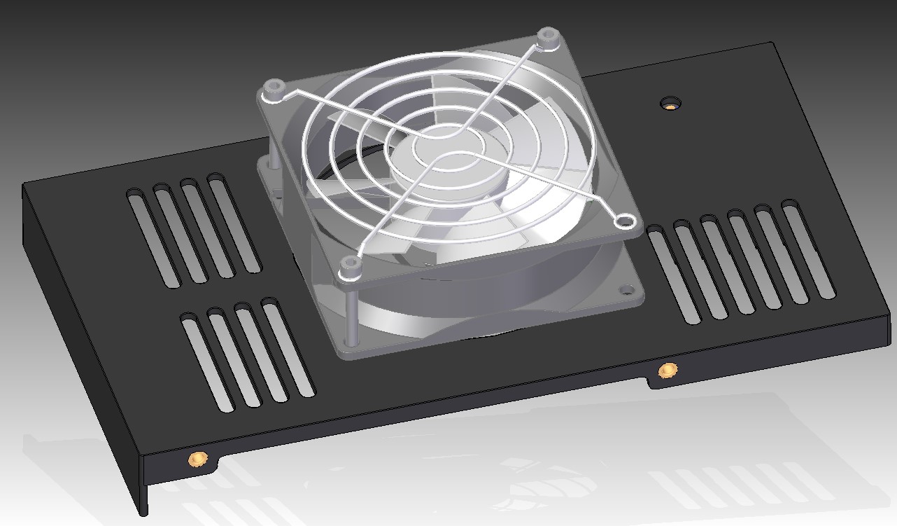 Ender 3 PSU cover for 80mm fan and DC-DC converter par Forsen3D | Téléchargez gratuitement un ...