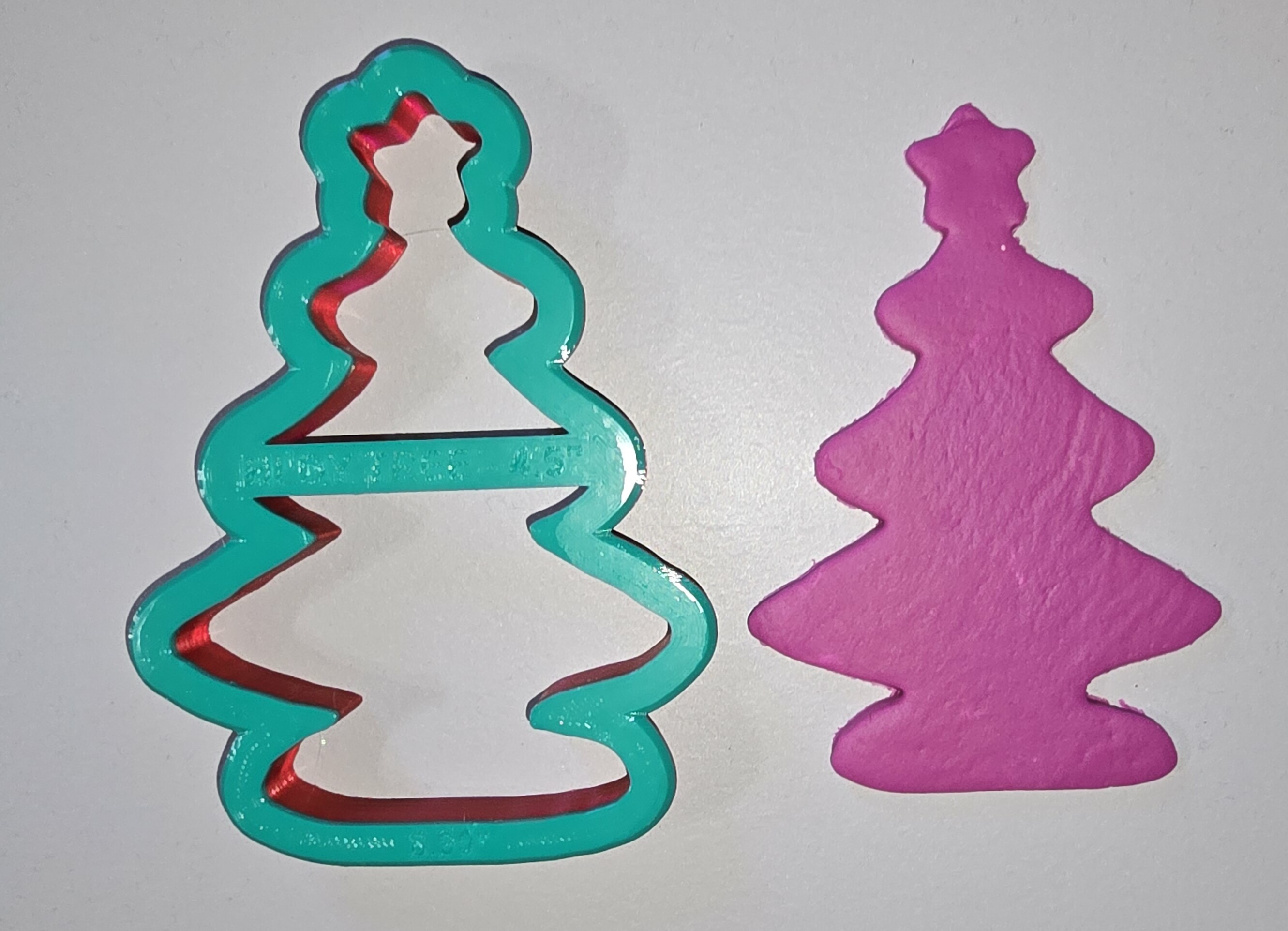 Snowman and Holiday Tree Cookie Cutters by Devoided | Download free STL ...