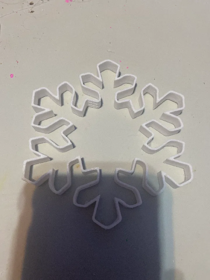 Snowflake cookie cutter by Stargazing | Download free STL model ...
