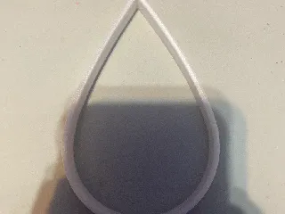 Water droplet cookie cutter by Stargazing | Download free STL model ...