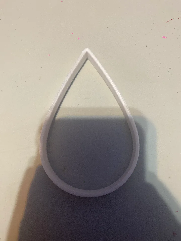 Water droplet cookie cutter by Stargazing | Download free STL model ...