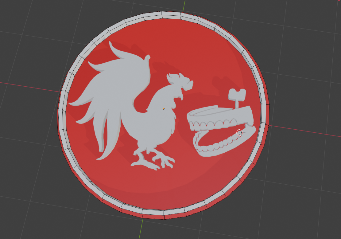 Rooster Teeth Logo Coaster by Treb | Download free STL model ...