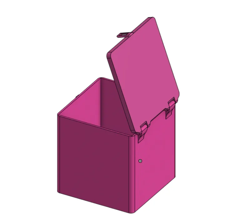 Box With Latch by Aaron Highfill | Download free STL model | Printables.com