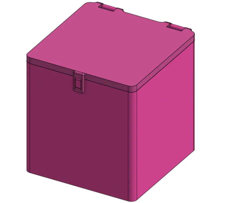 Box With Latch by Aaron Highfill | Download free STL model | Printables.com