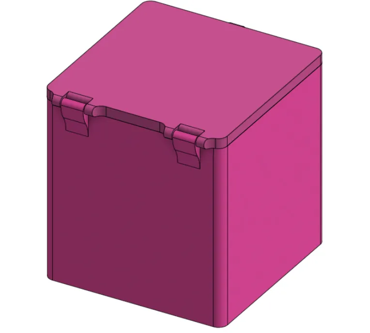 Box With Latch by Aaron Highfill | Download free STL model | Printables.com