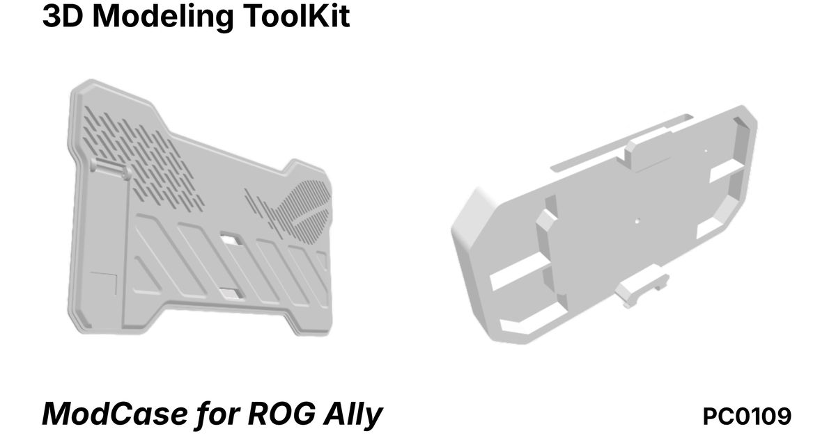 JSAUX ModCase for ROG Ally (PC0109) -- 3D Modeling ToolKit & Design ...