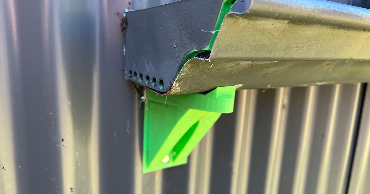 Gutter Mount (for Corrugated Shed) by aussieinkguy | Download free STL ...