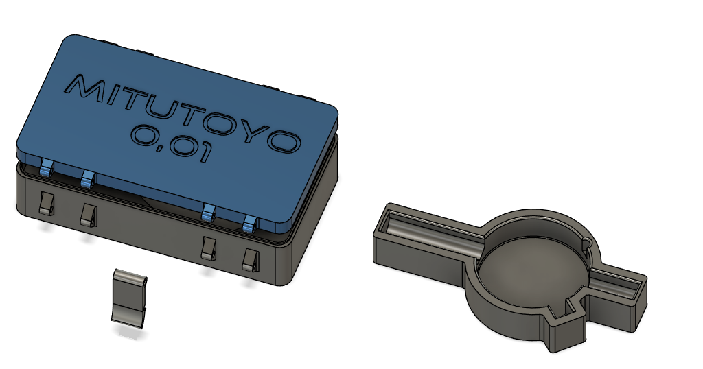 Mitutoyo 0,01 dial gauge case by Christophe Gateau | Download free STL ...