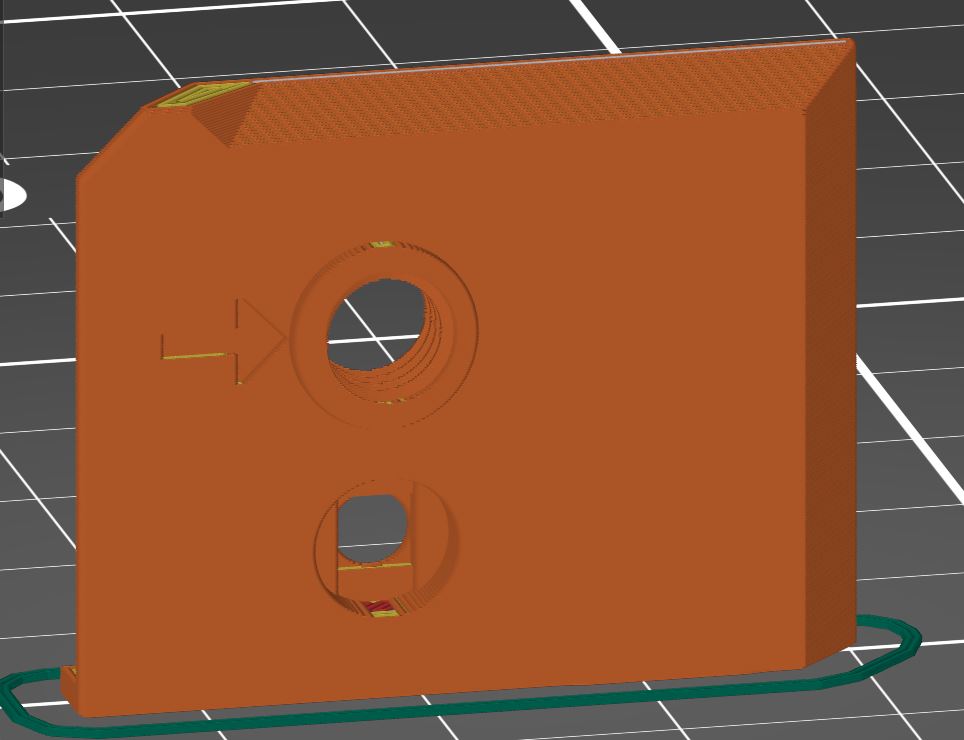 Filament Sensor Cover with PC4-M6 fitting by Tony | Download free STL ...