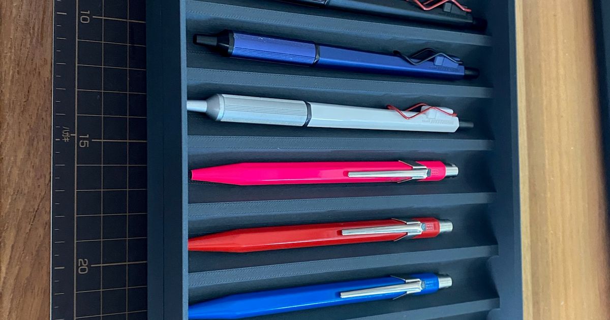 Stackable Pen/Pencil Tray par Wanderoff | Téléchargez gratuitement un ...