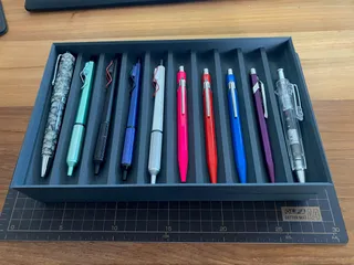 Stackable Pen/Pencil Tray by Wanderoff | Download free STL model ...