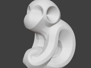 Spiral Monkey by SolidG | Download free STL model | Printables.com