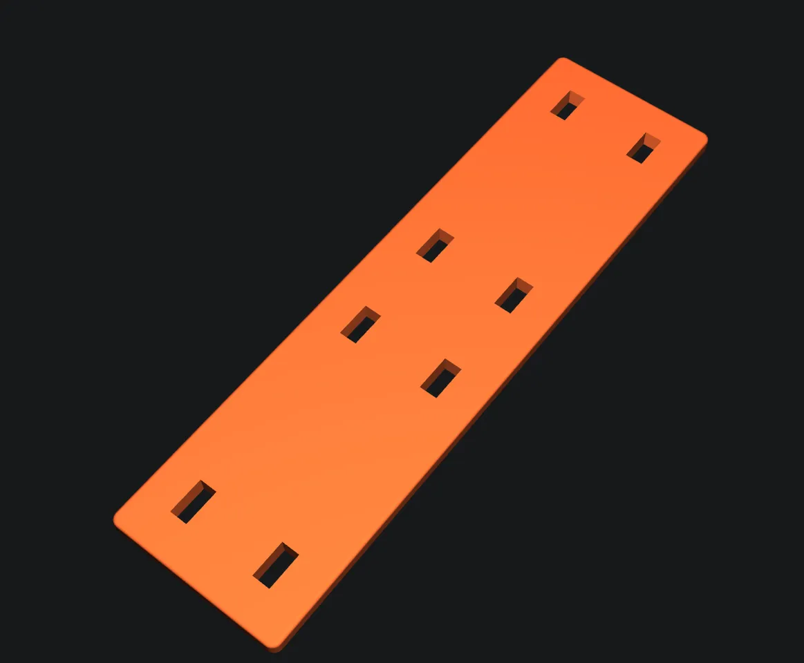 Adapterplate Long by NotWhzzy | Download free STL model | Printables.com