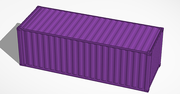 Shipping container by Bragi | Download free STL model | Printables.com