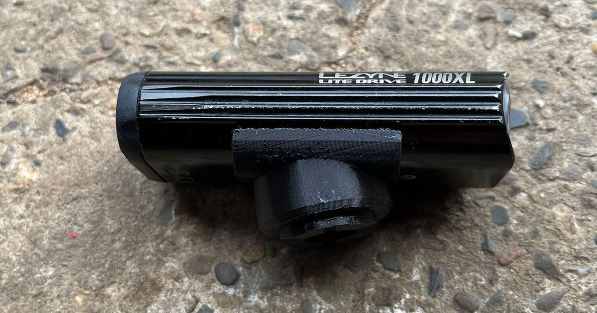 Lezyne light garmin connector 12° for canyon Ultimate by BDT | Download ...