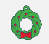 Christmas Wreath Photo Frame by Baseball_Kid32 | Download free STL ...