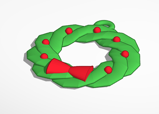 Christmas Wreath Photo Frame by Baseball_Kid32 | Download free STL ...