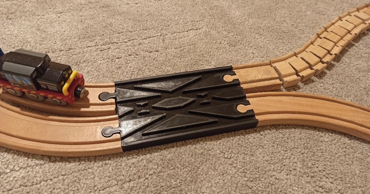 Brio Double Cross/Switch by gunxter | Download free STL model ...