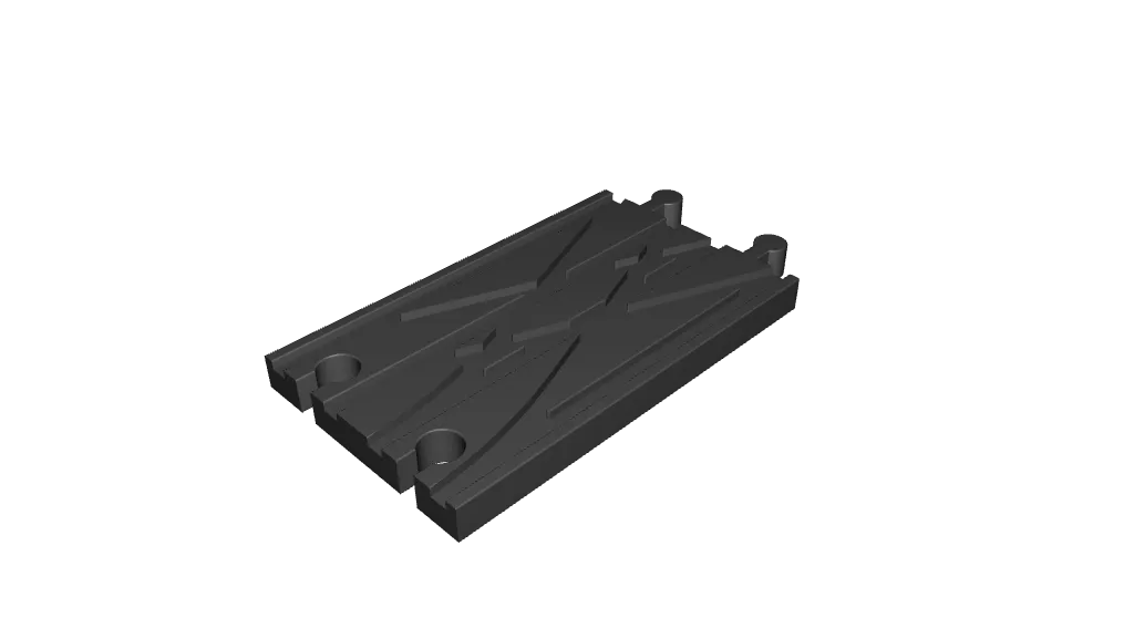 Brio Double Cross/Switch by gunxter | Download free STL model ...