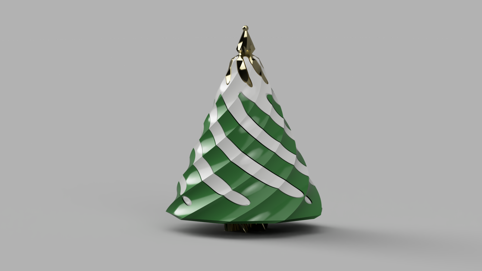 Christmas Tree double vortex illusion new v2.1 - single extruder by ...