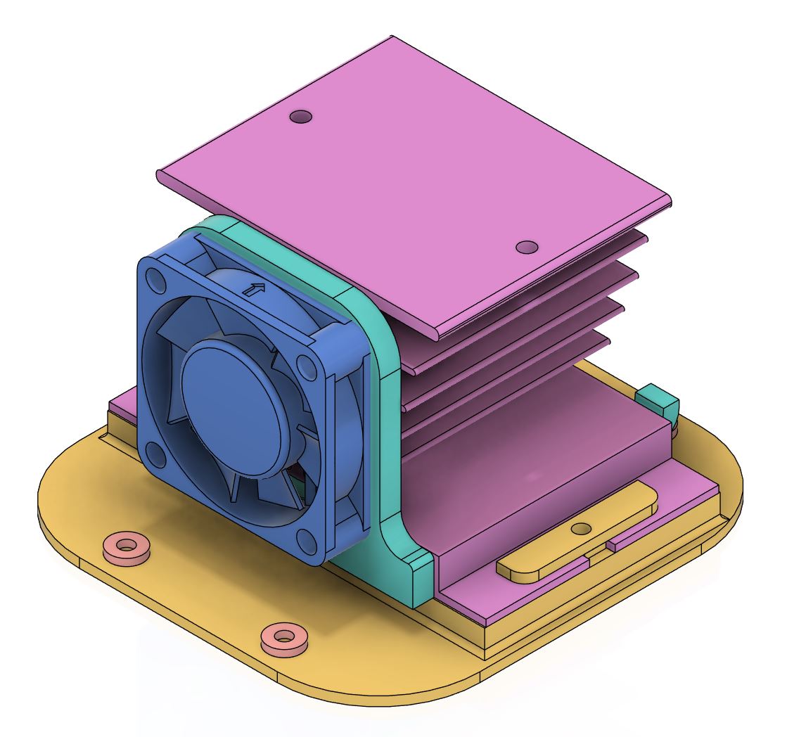 Qidi Plus4 SSR and Fan Mount for Tall Heatsink V1.0 by Noxspector ...