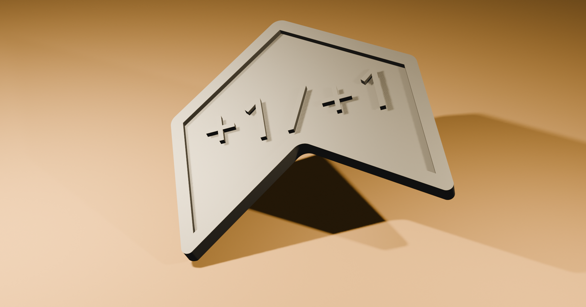 +1/+1 Counter by T 3D | Download free STL model | Printables.com