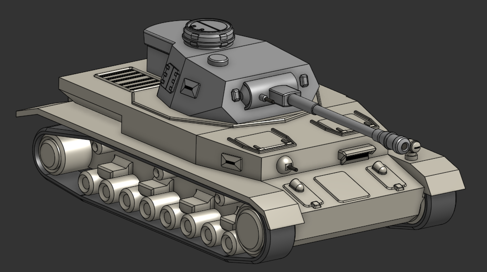 Panzer IV (G) | Full Detail, Posable by T 3D | Download free STL model ...