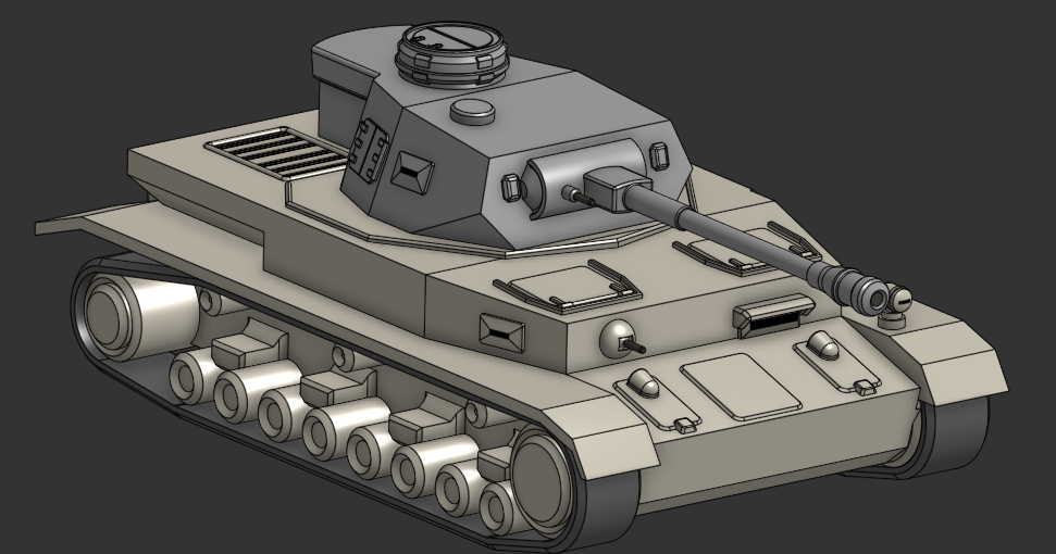 Panzer IV (G) | Full Detail, Posable by T 3D | Download free STL model ...