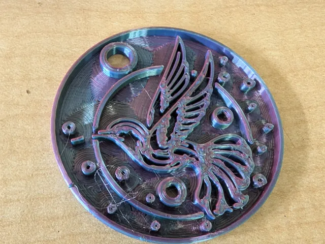 Hummingbird keychain by Ben Sabelhaus | Download free STL model ...
