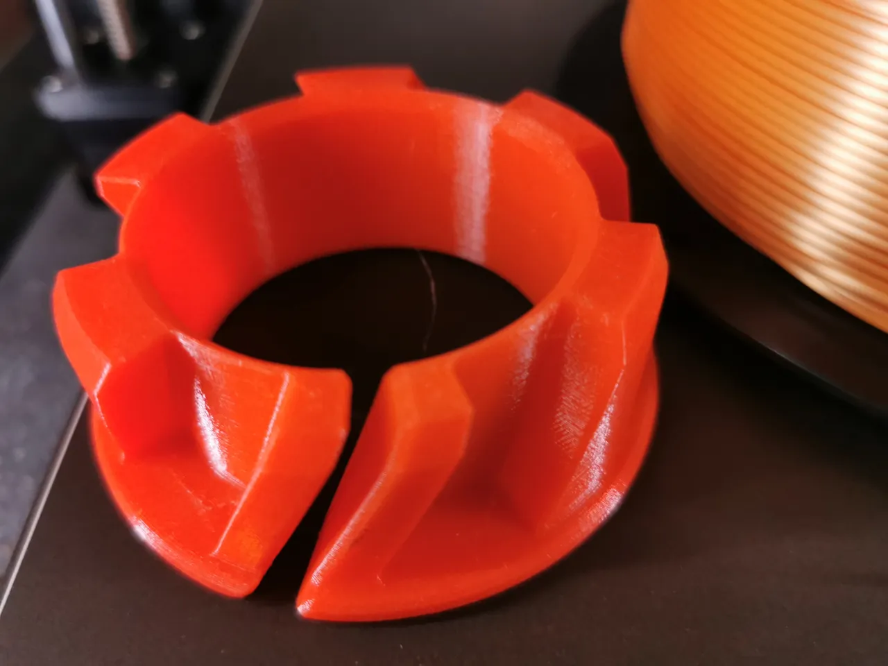 Flexible SUNLU Filament Spool Adapter V2.0 (73mm to 51mm) by OBA ...