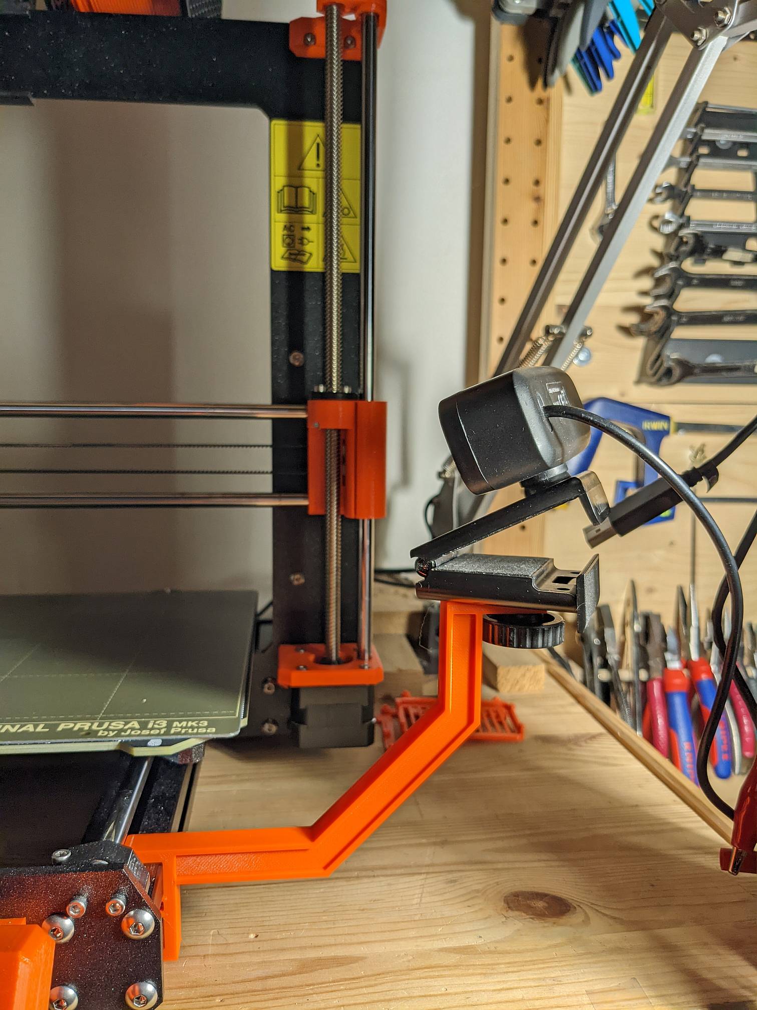 Camera mount for Prusa i3 MK3/MK3S by hjzl16 | Download free STL model ...