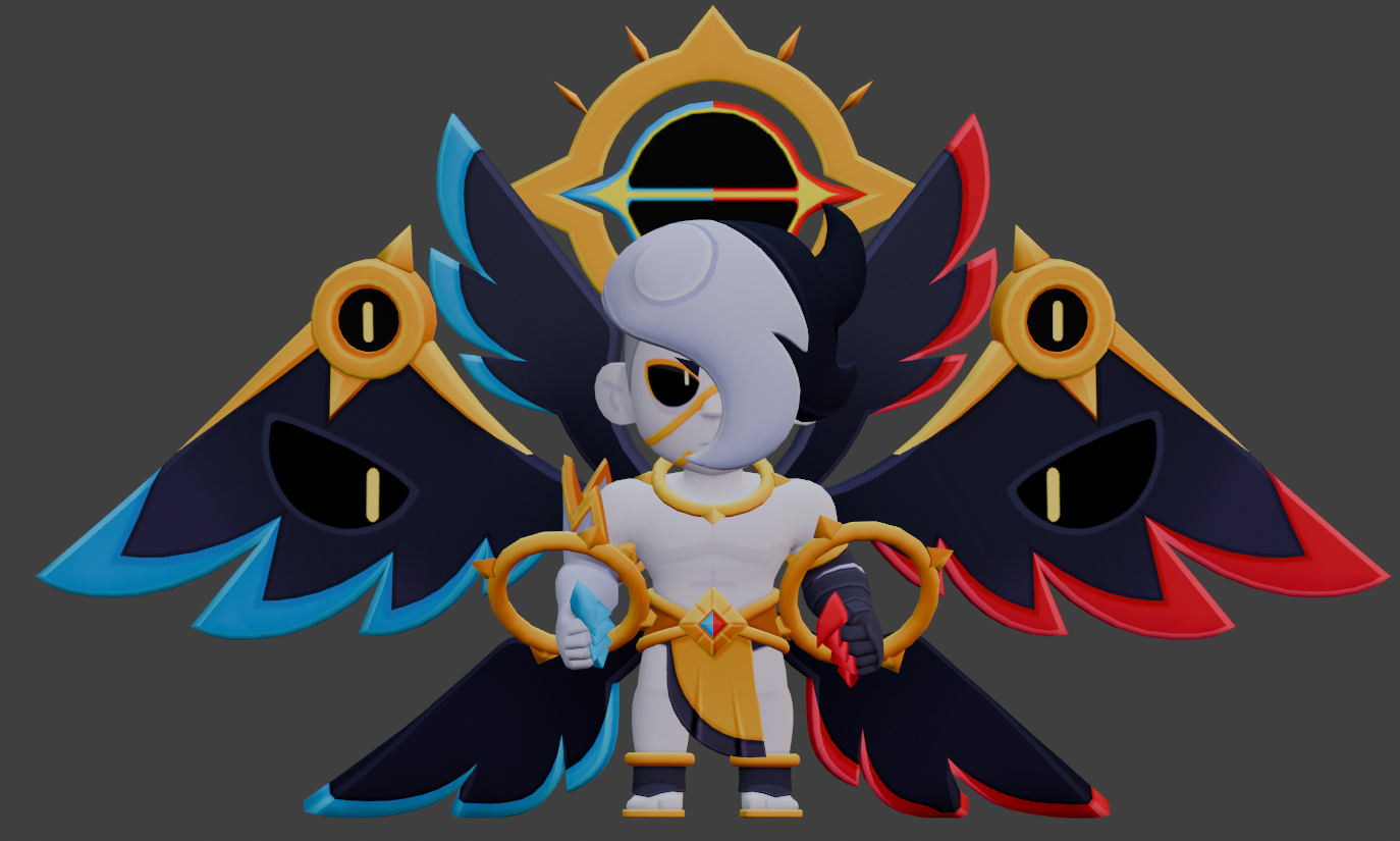 Dark Angel Edgar Brawl Stars By Goatgamez Download Free Stl Model