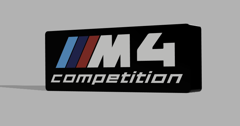 M4 Competition Lamp by Nforce3D By João Frade | Printables Store