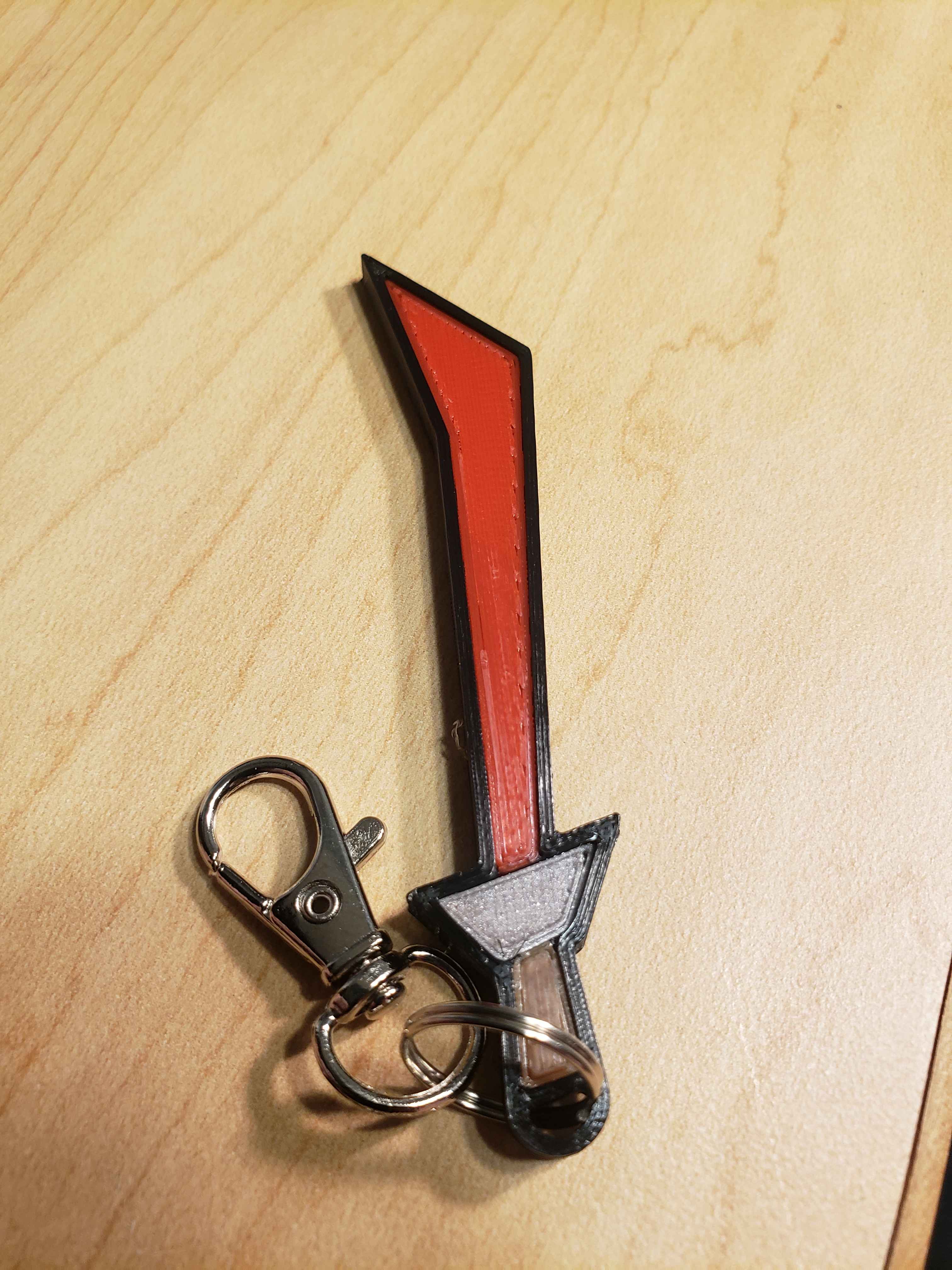 OSRS - Dragon Longsword Keychain by Sloths3DPrintShop | Download free ...