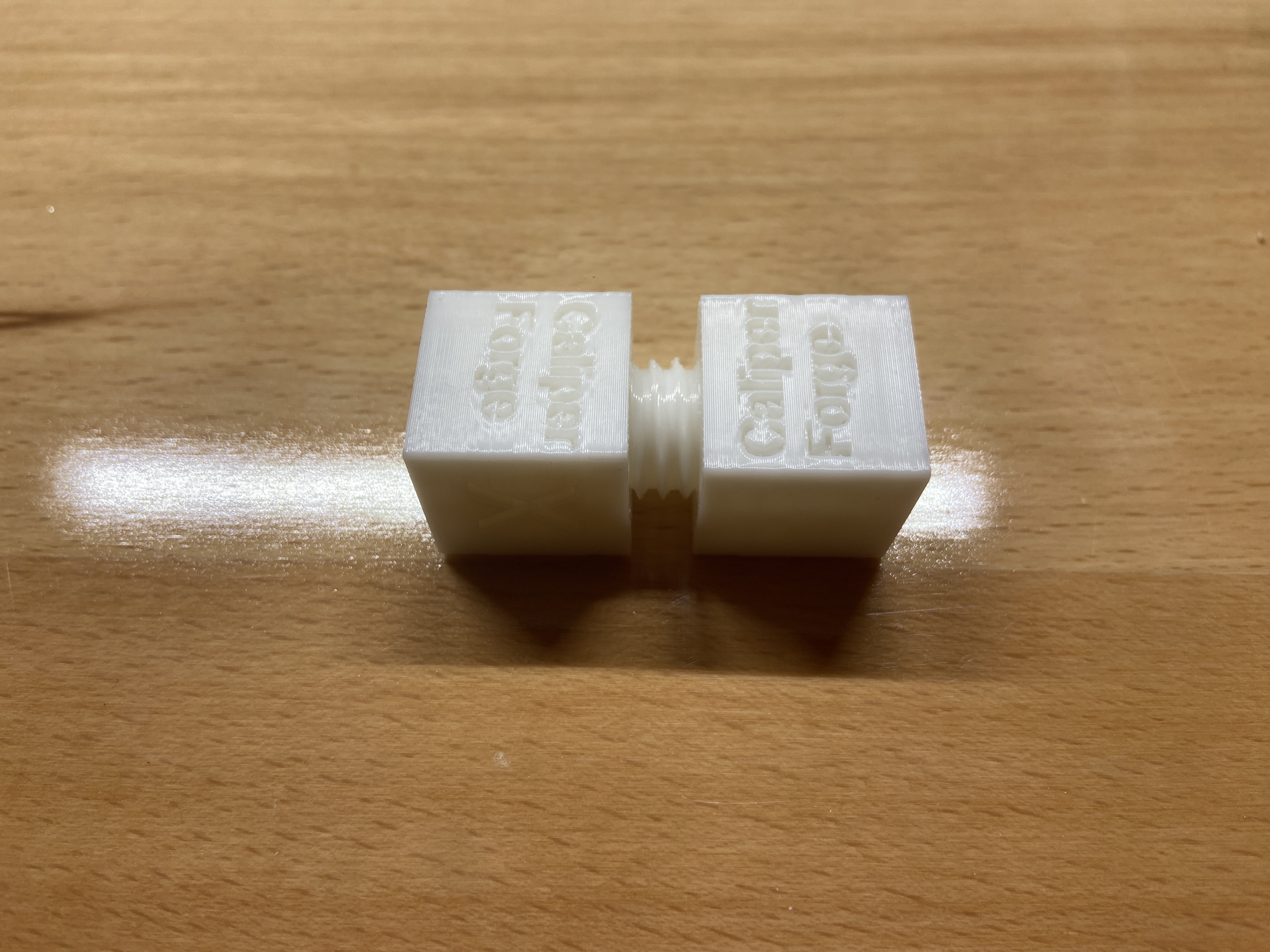 Caliper Forge Calibration Cube Thread Test by Caliper Forge | Download ...