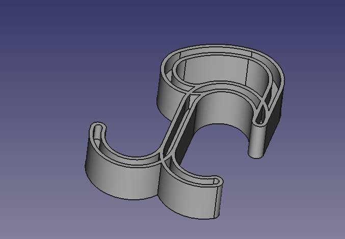 Wardrobe rail hook by Prokop | Download free STL model | Printables.com