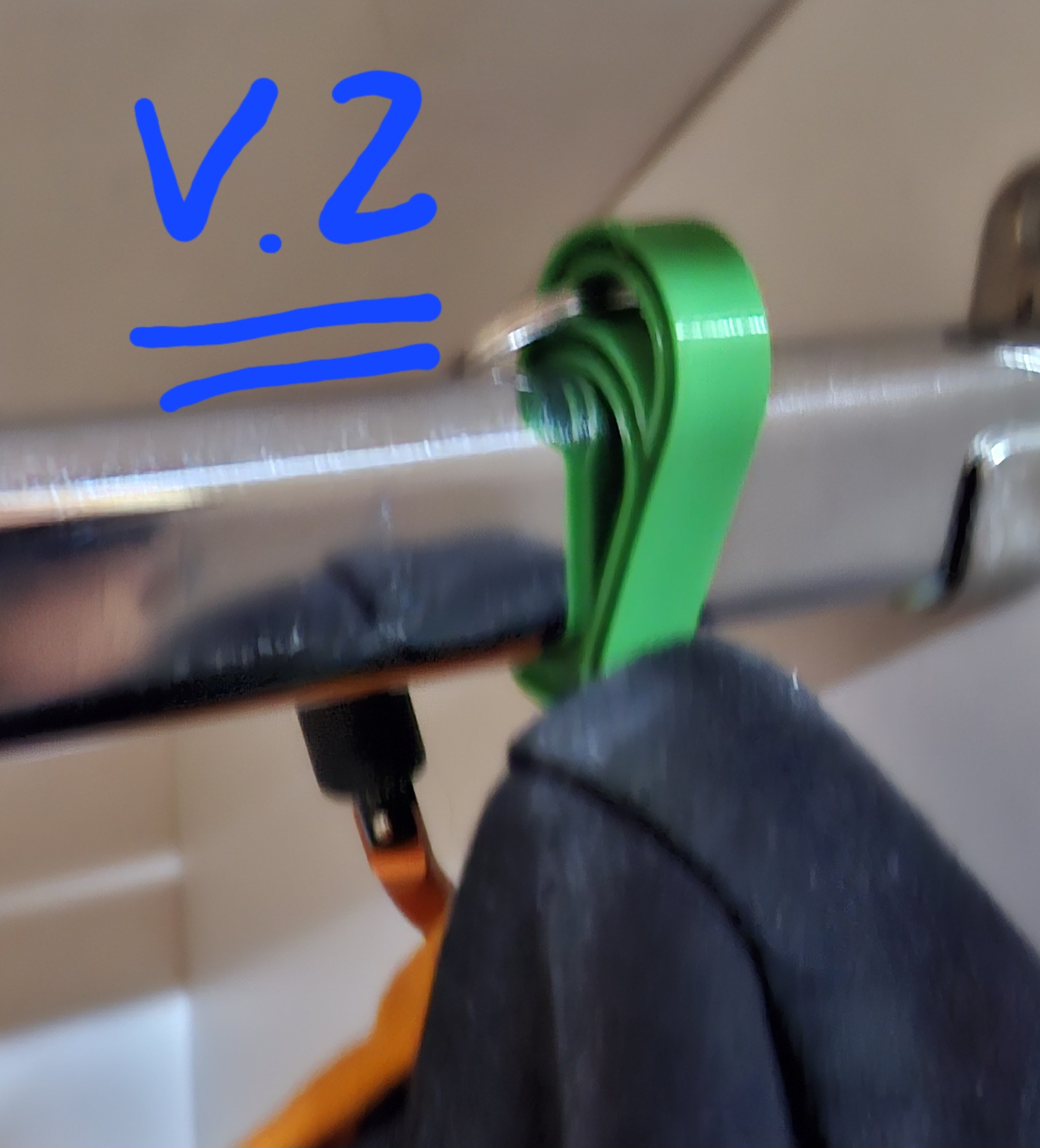 Wardrobe rail hook by Prokop | Download free STL model | Printables.com