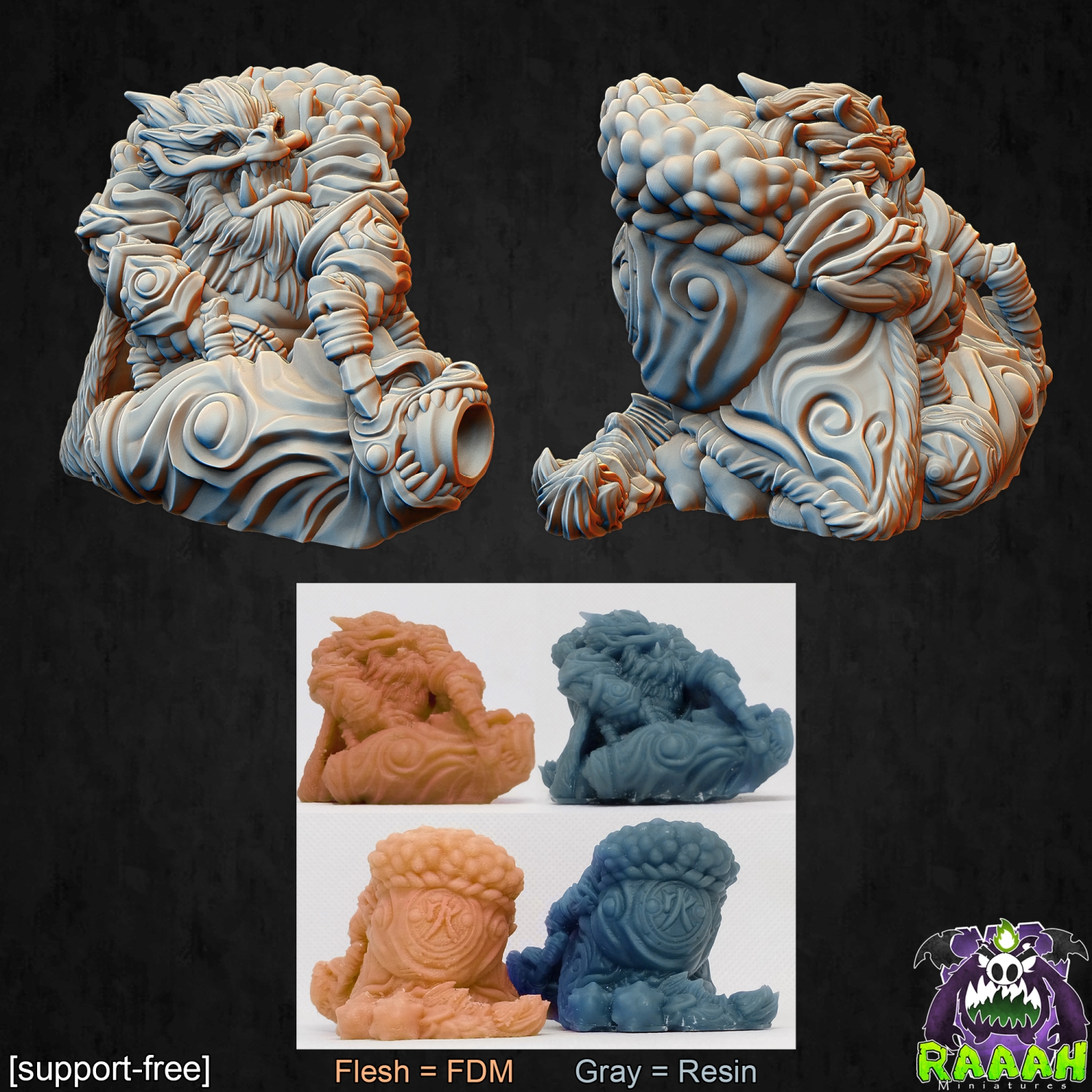 Dragonspawn Bao [SUPPORT FREE] par Raaah Miniatures | Téléchargez ...