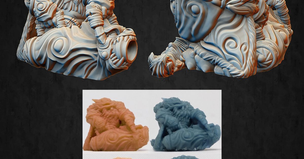 Dragonspawn Bao [SUPPORT FREE] par Raaah Miniatures | Téléchargez ...